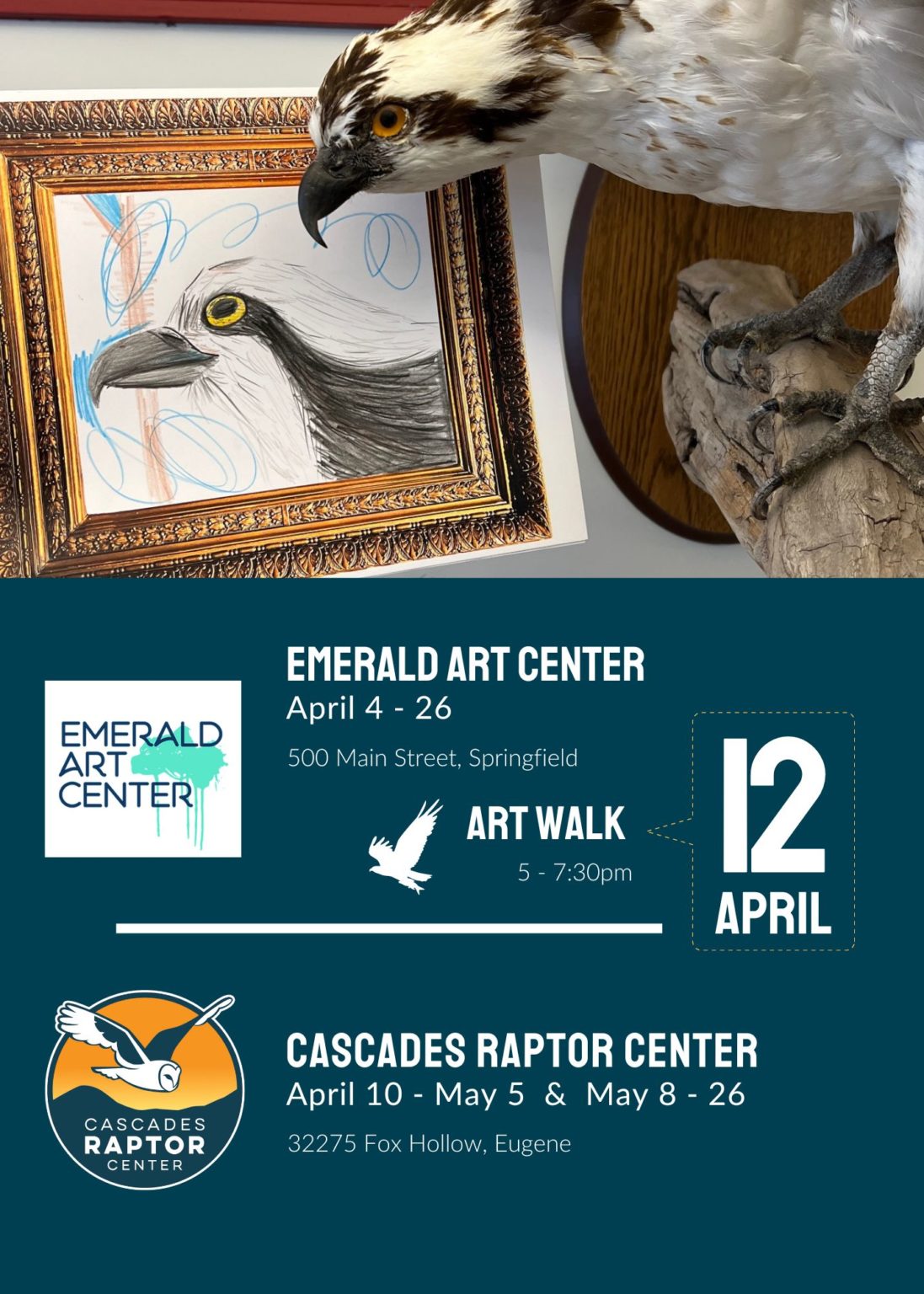 Raptor Art Exhibitions | Cascades Raptor Center